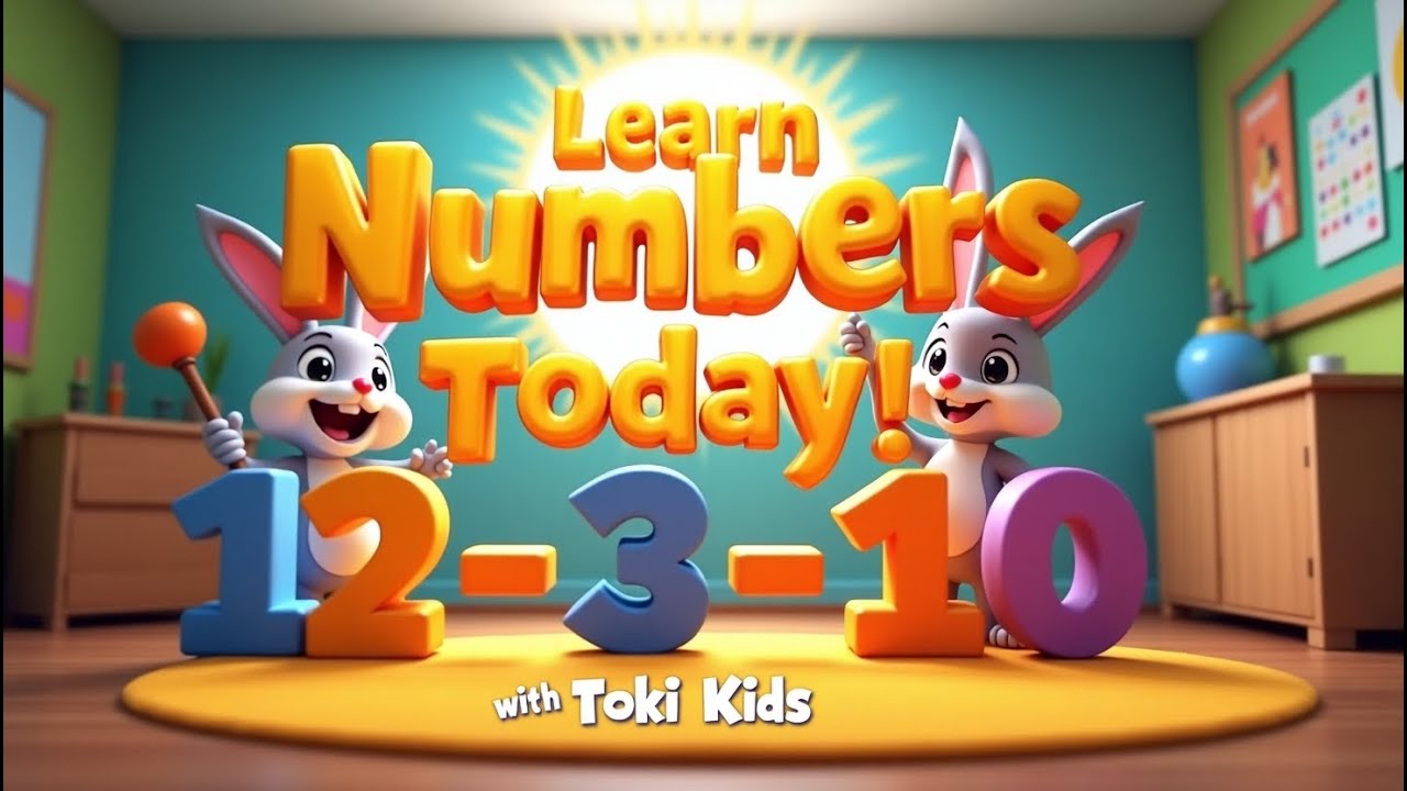 🔢 123 Learn Numbers & Counting – Preschool Education Video | Toki Kids ...