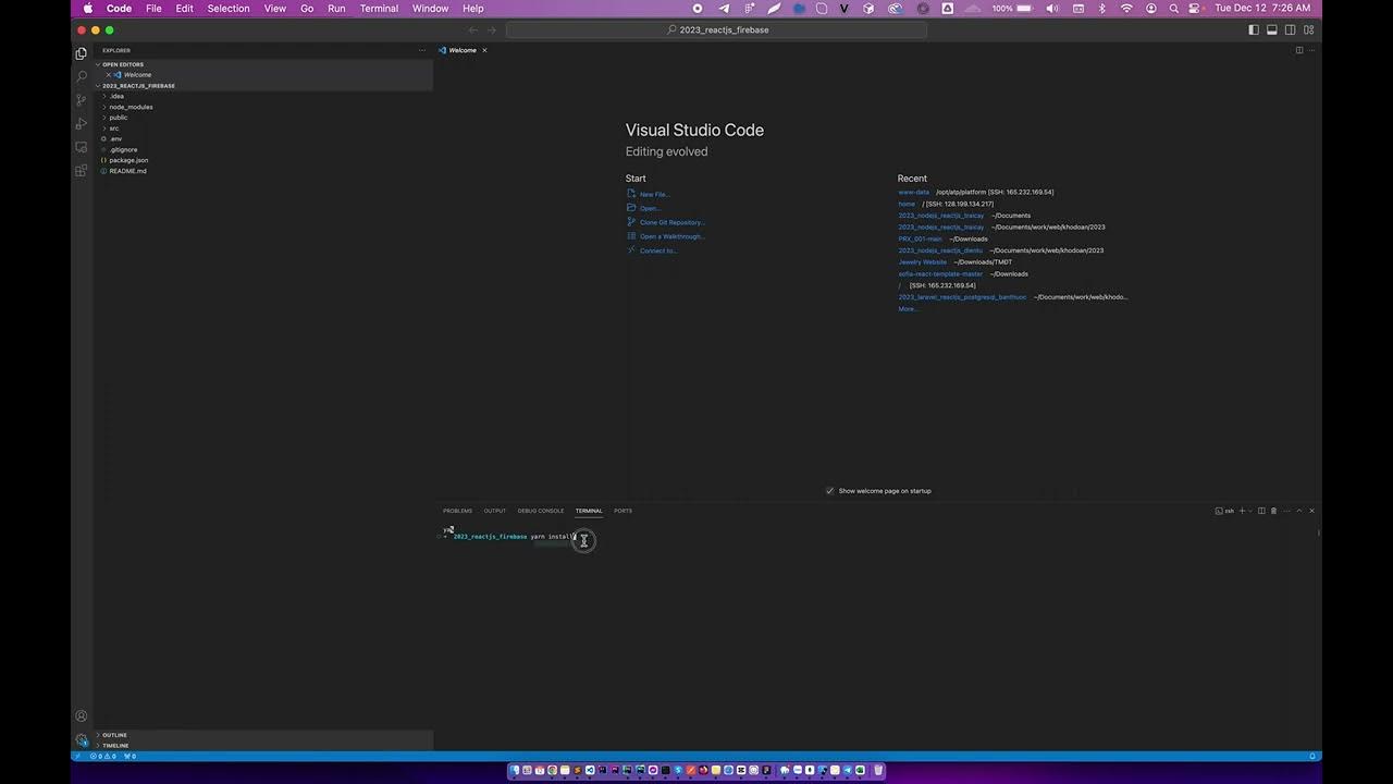 [Đồ án 2023] - Run project reactjs firebase - 123code.net - YouTube