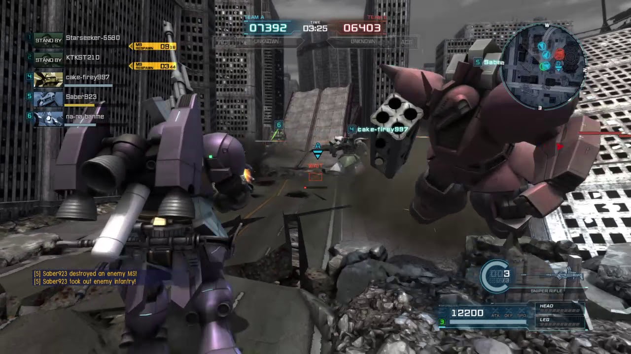 GUNDAM BATTLE OPERATION 2: EMS-10F Zudah F Gameplay - YouTube