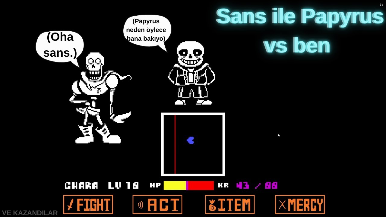 Sans ile Papyrus vs ben | Undertale rejuvenation - YouTube