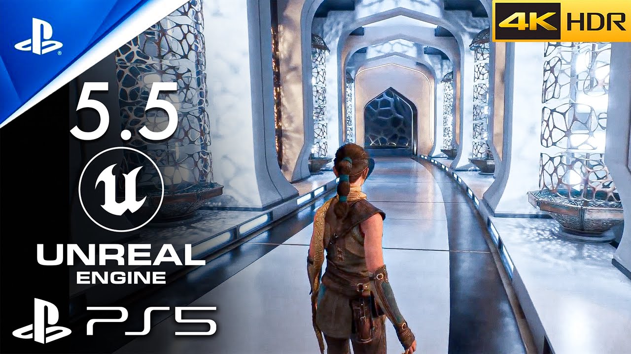 NEW Unreal Engine 5.5 AMAZING GRAPHICS Tech Demo ON PS5 | Mega lights ...