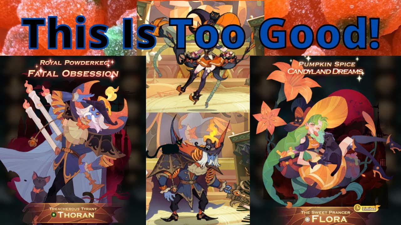 Flora And Thoran Halloween Skins! AFK Arena - YouTube