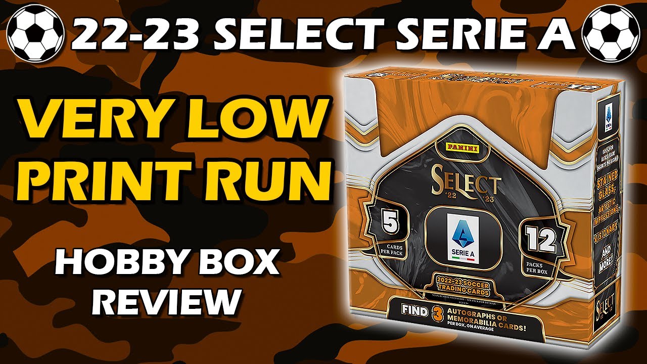 SERIE A HOBBY Select 2022-23 Panini Hobby Box Soccer Review - YouTube