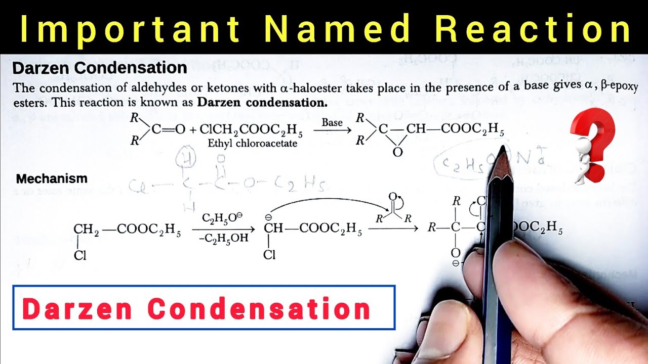 Darzens Reaction|Darzens reaction mechanism|solved examples | Darzens ...