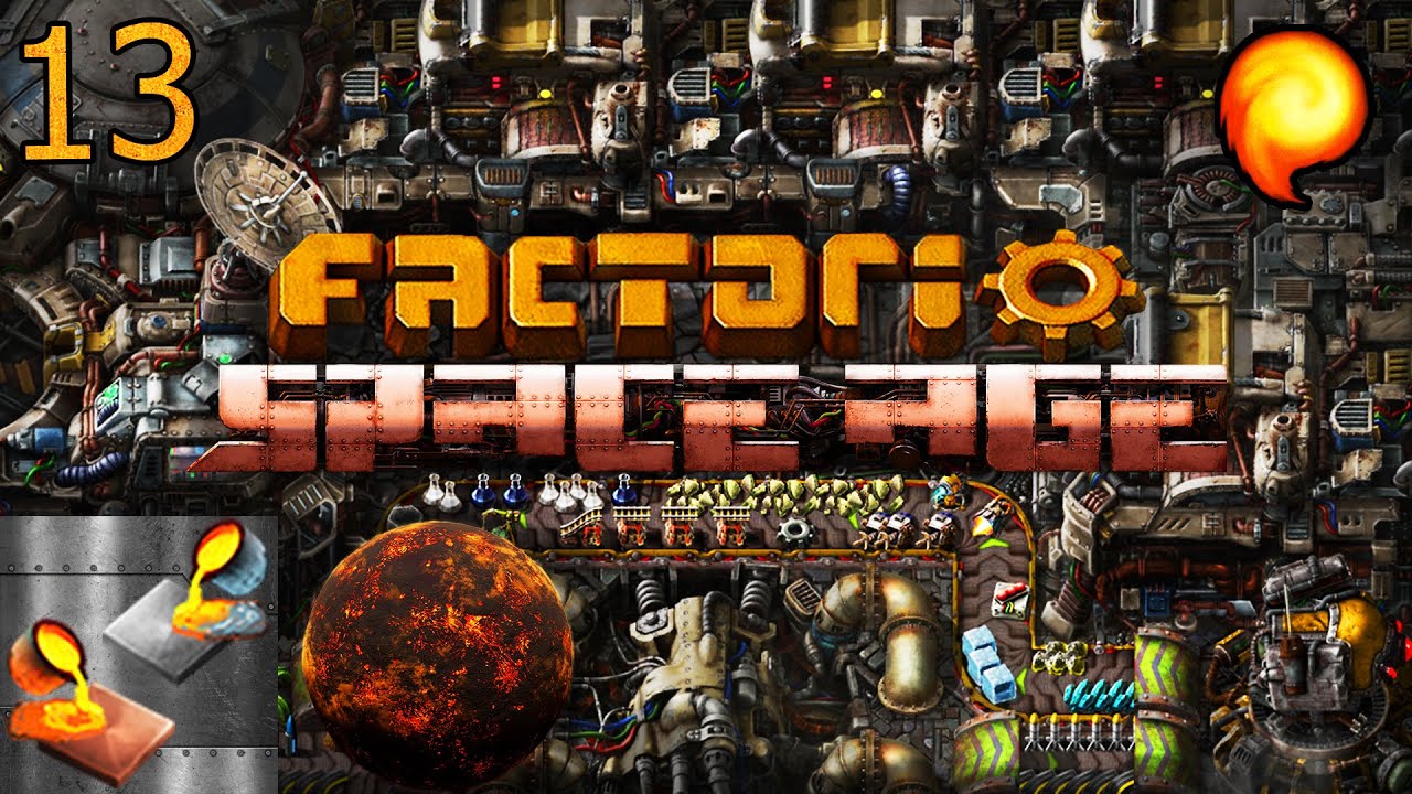 Factorio - Space Age: Day 13 [Delicious Nutritious Lava] - YouTube