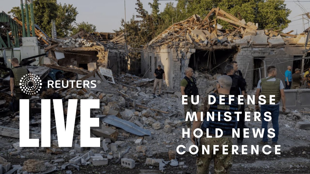 LIVE: EU defense ministers hold news conference following meeting in ...