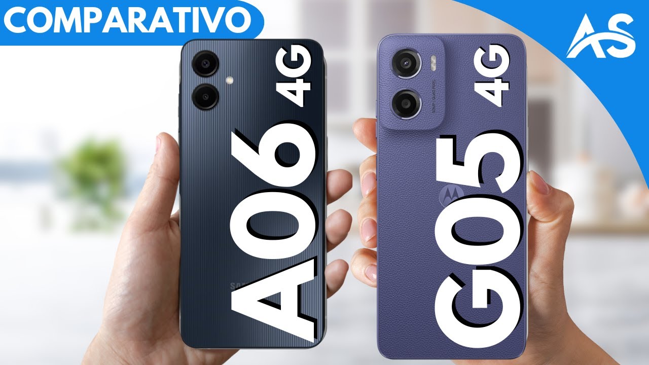 Samsung A06 VS Moto G05 - Comparativo - YouTube