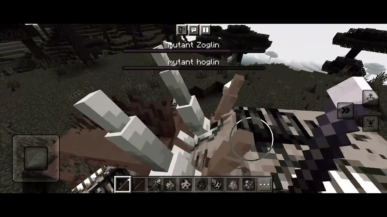 mutant zoglin vs mutant hoglin - YouTube