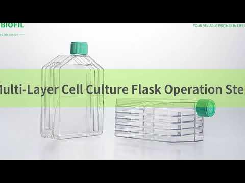 Multi-Layer Cell Culture Flask Operation Steps - YouTube