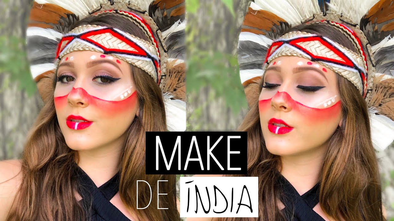 MAQUIAGEM DE ÍNDIA MARAVILHOSA 😱 ️ - YouTube