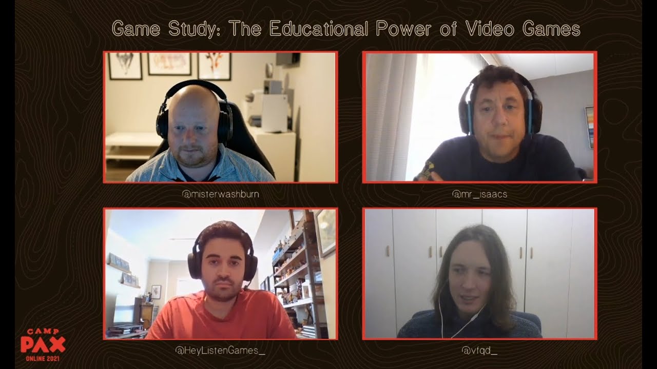 PAX Online East 2021: Game Study - The Educational Power of Video Games ...