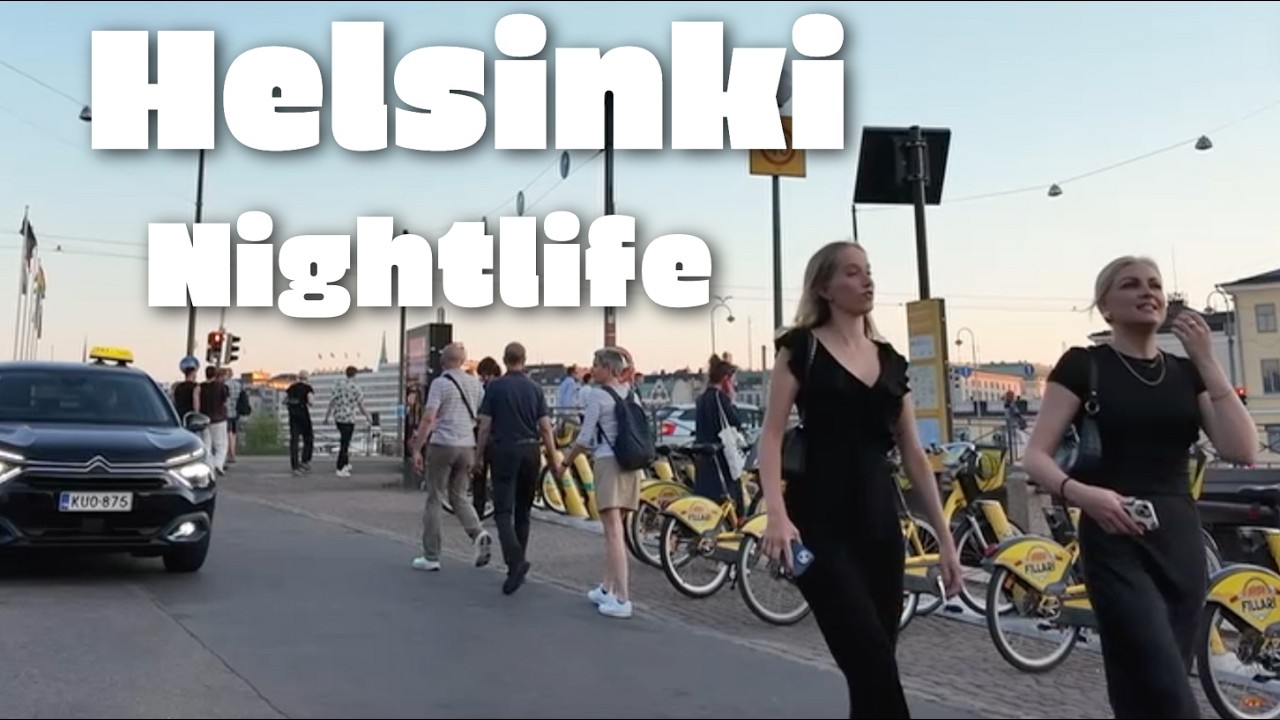 Helsinki Night Walk - YouTube