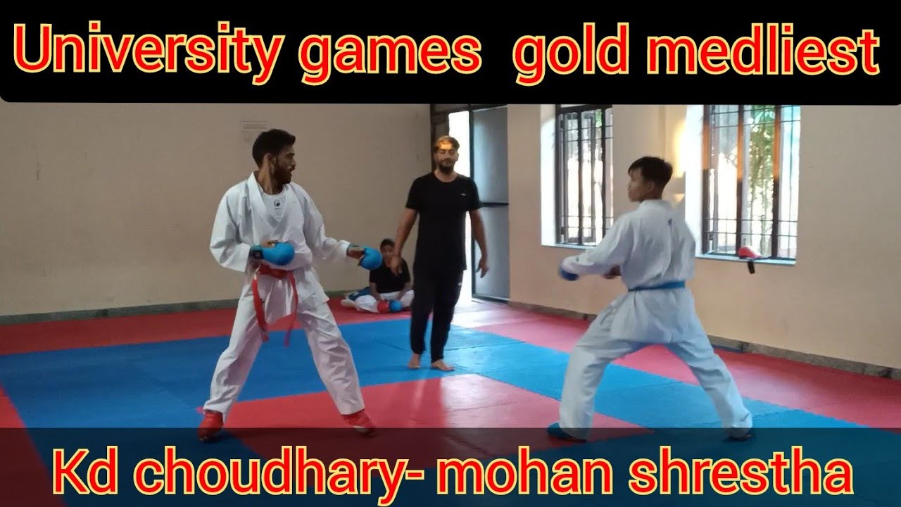 university games gold medliest// dinesh choudhary - mohan shreshta ...