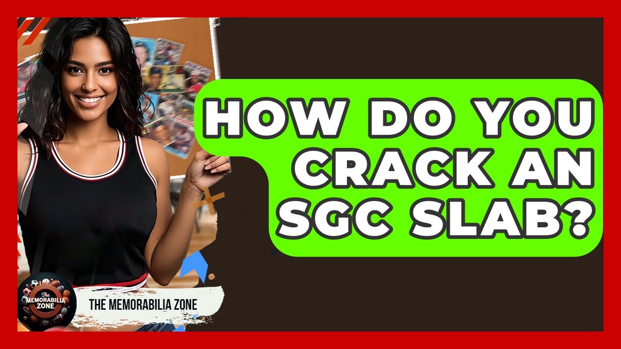 How Do You Crack An SGC Slab? - The Memorabilia Zone - YouTube