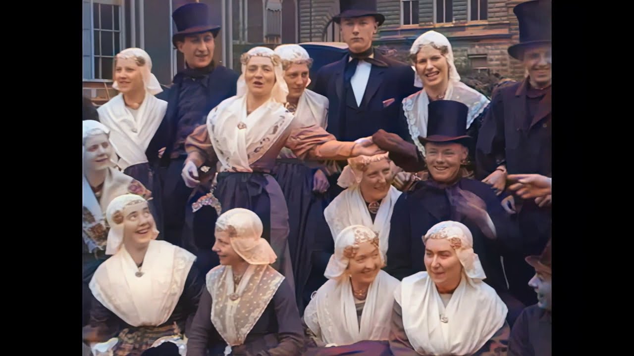 Een Boeren Bruiloft in 1927 in kleur! A Dutch peasant wedding in 1927 ...