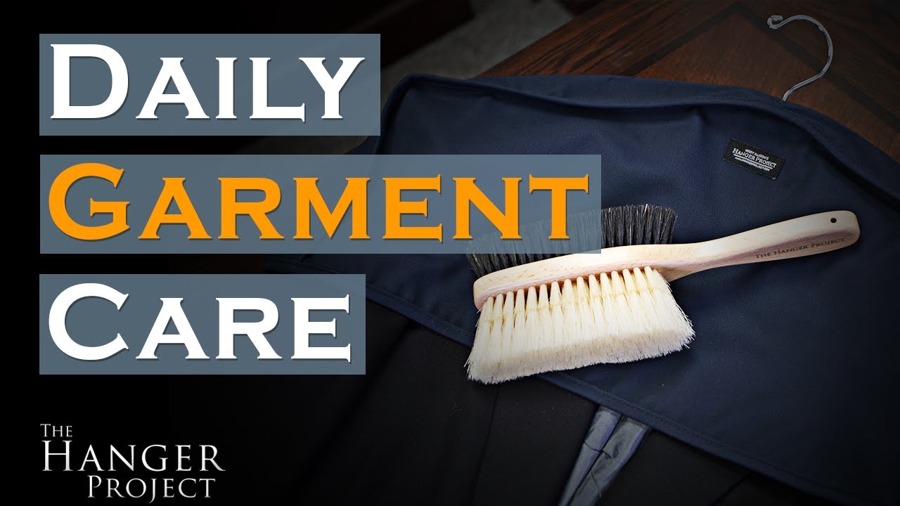 Daily Garment Care: How to Use a Garment Brush | Double-Sided Brush ...
