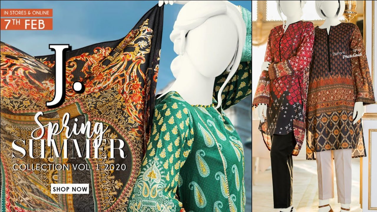 J. Summer Collection 2020 New Arrival - Spring Summer Collection - YouTube