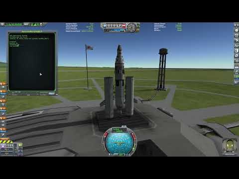 KSP kOS Fully Automated Mun Mission - YouTube