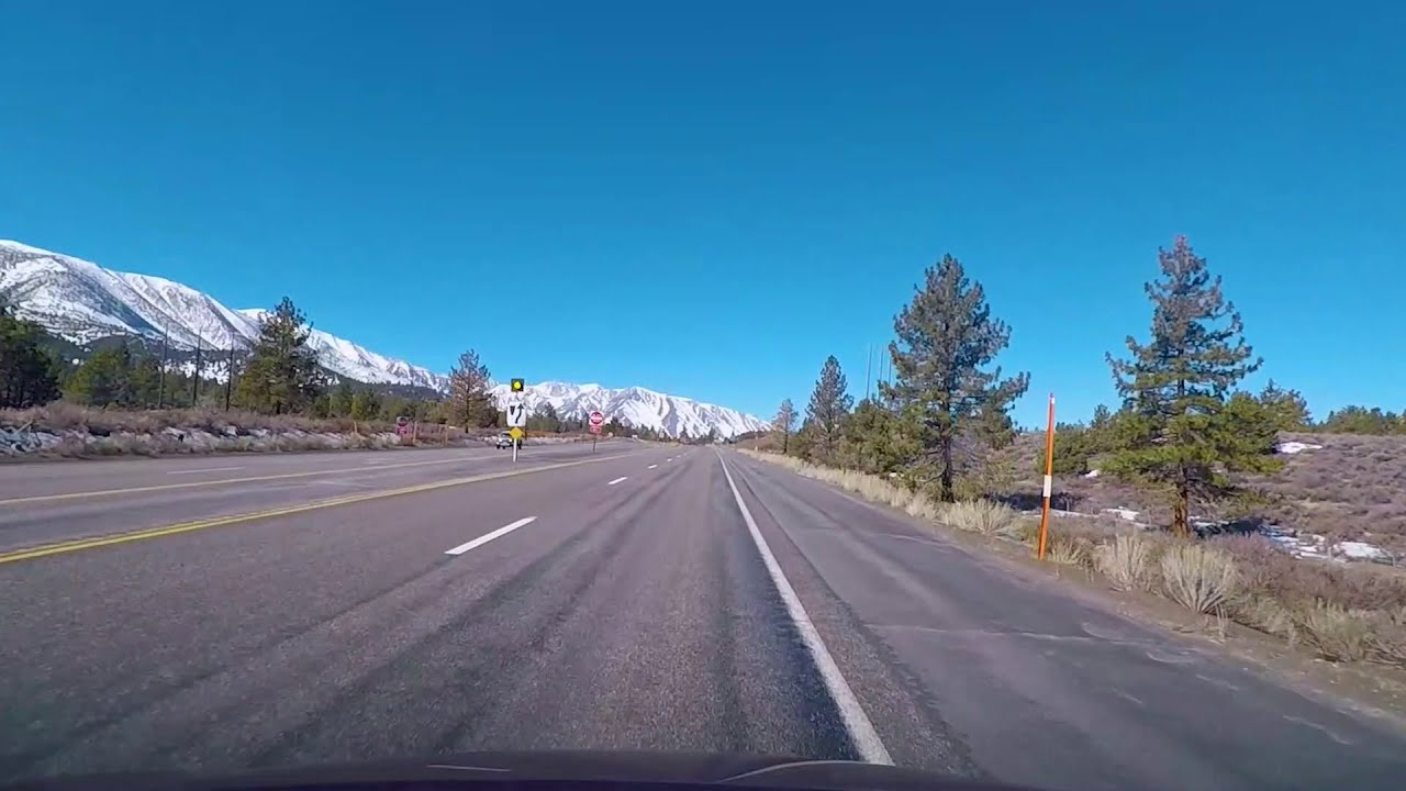 US Hwy 395 Part 1 Ontario, CA Interstate 15 to Reno, NV - YouTube