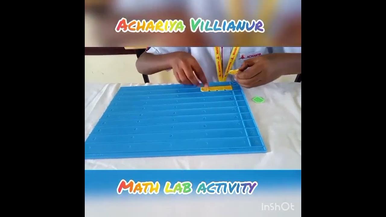 RAJA KAVINASH|GRADE 7C | MATH LAB ACTIVITY| ACHARIYA VILLIANUR - YouTube