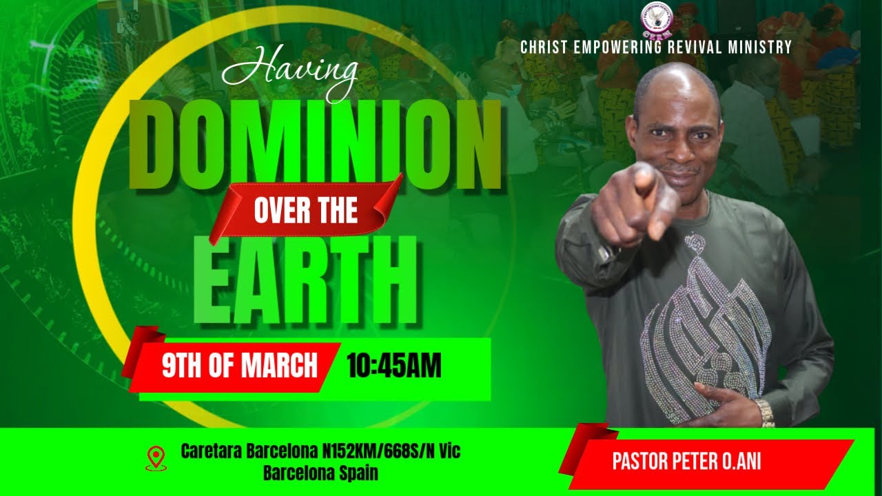 HAVING DOMINION OVER THE EARTH - YouTube