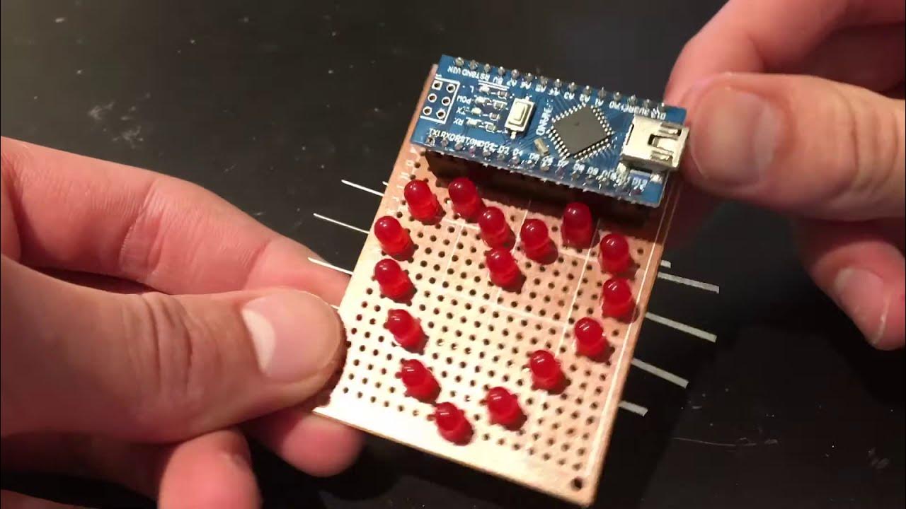 DIY Arduino Led Heart | Fully Programmable - YouTube