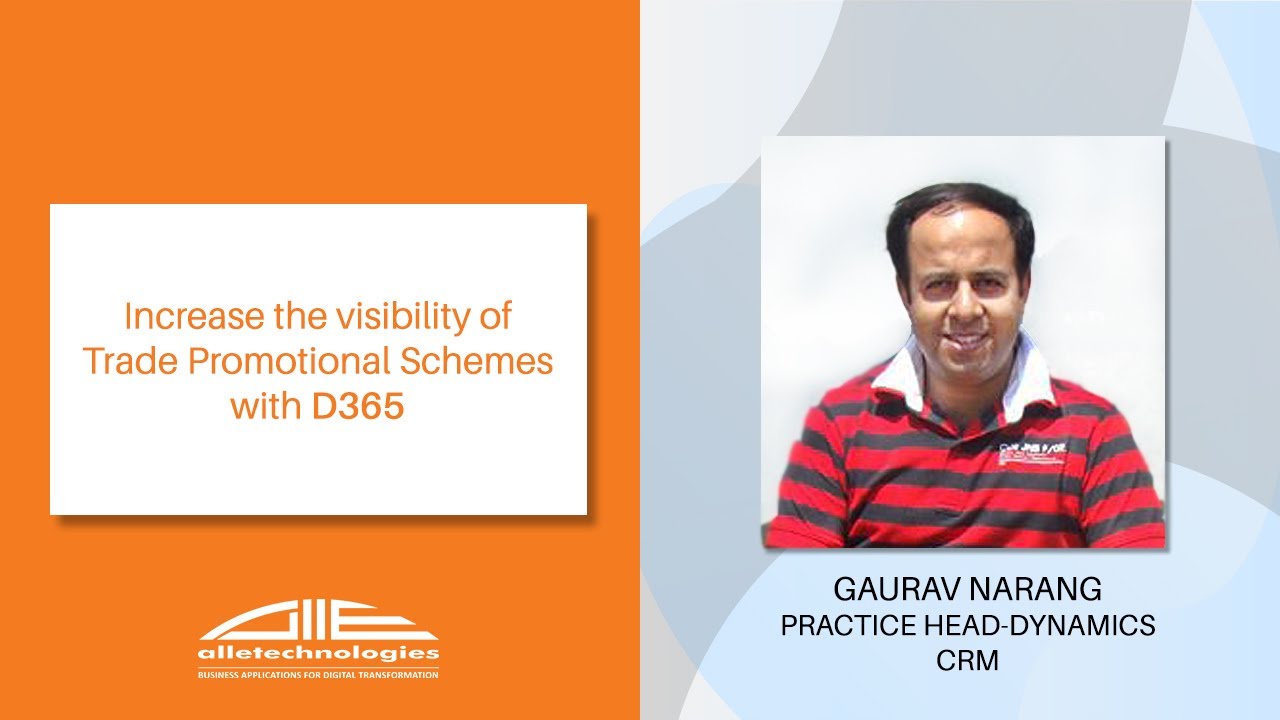 Increase the visibility of Trade Promotional Schemes with D365 - YouTube