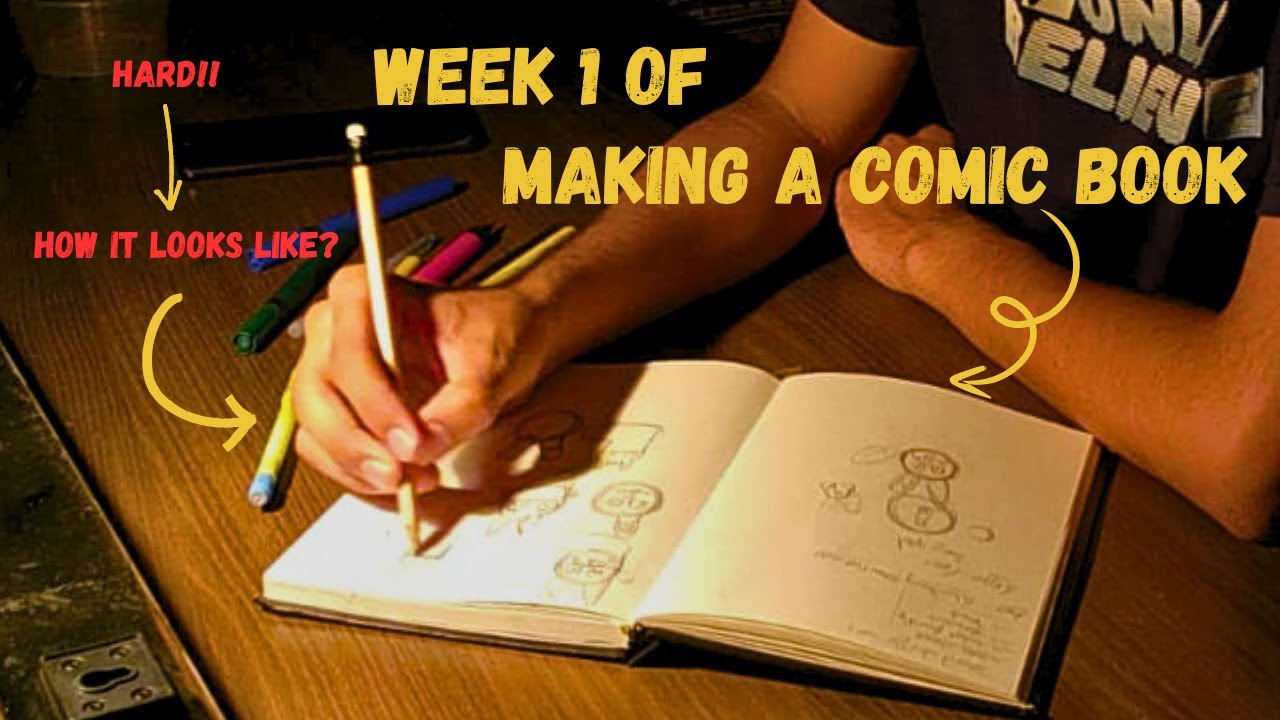One Week of Making Comic Book : How does it look? - YouTube