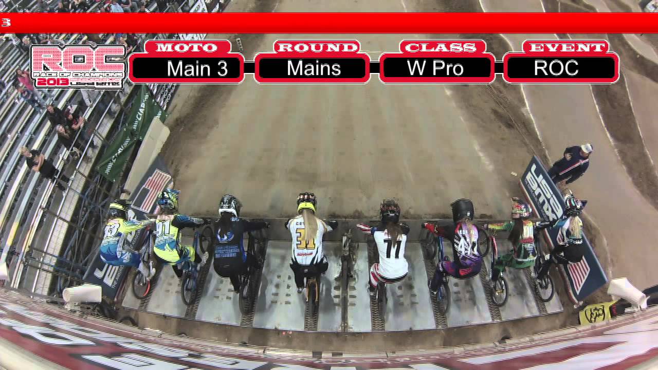 2013 USA BMX Race of Champions - Women Pro Main 3 - YouTube