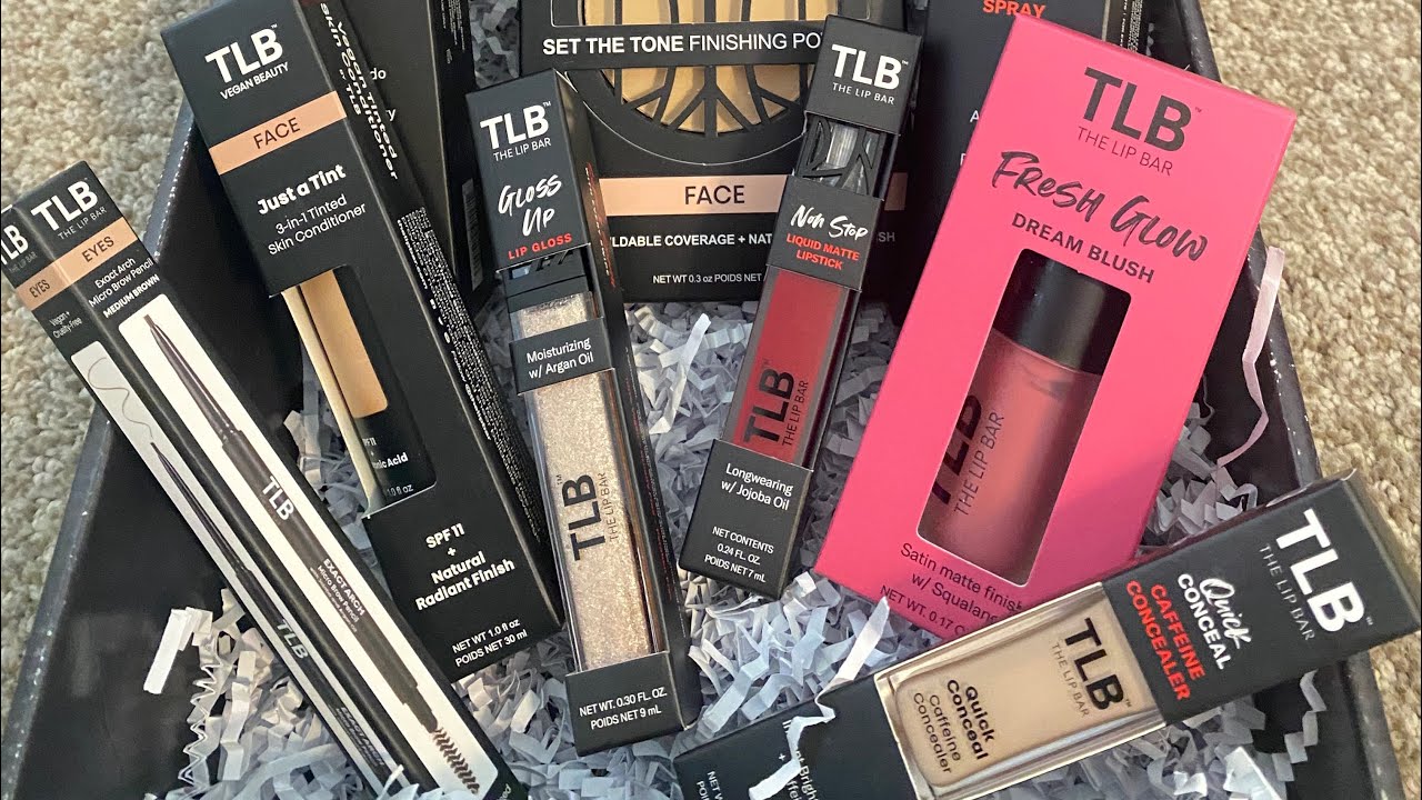 Doing makeup with me using products from TLB - YouTube
