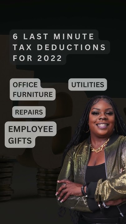 6 Last Minute Tax Deductions For 2025 #shorts - YouTube