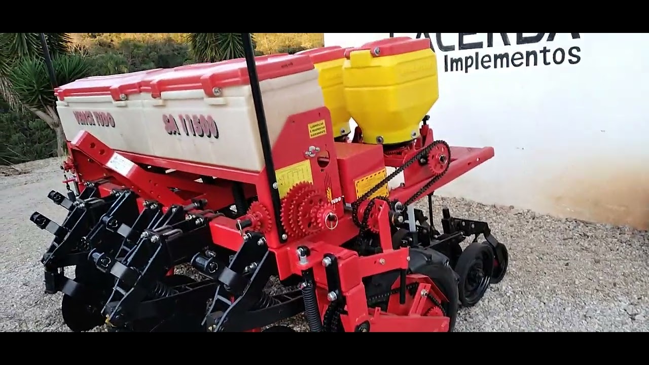 Plantadeira Vence Tudo 5 linhas modelo 11500 - YouTube