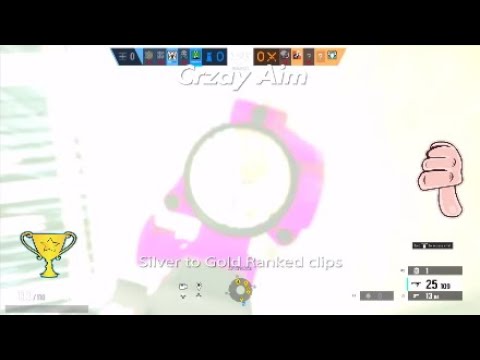 [R6S] Silver to Gold Ranked clips - YouTube