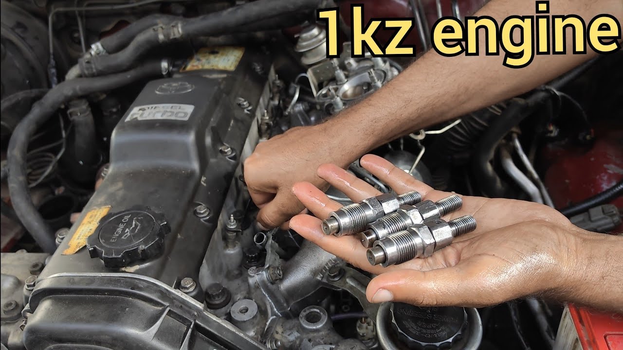 Toyota 1kz engine injector system - injector fitting 1kz engine - Toyota tz - YouTube