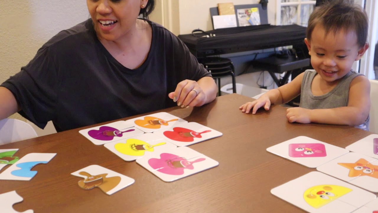Match it game - Colors & Shapes - YouTube