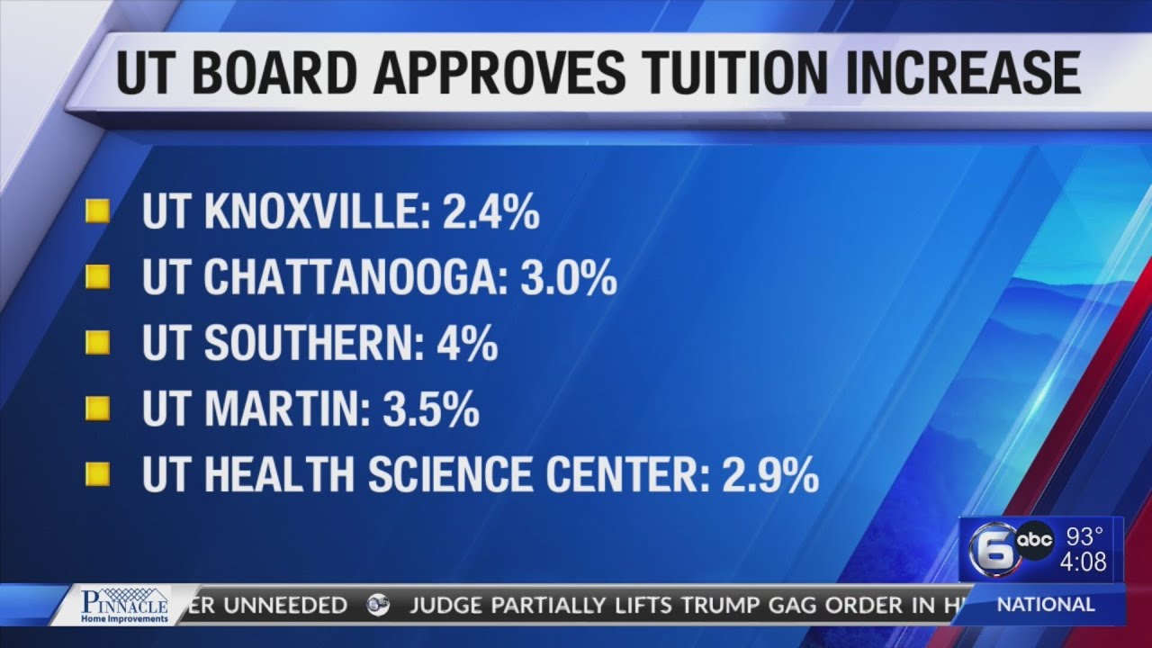 UT Board approves tuition increase - YouTube