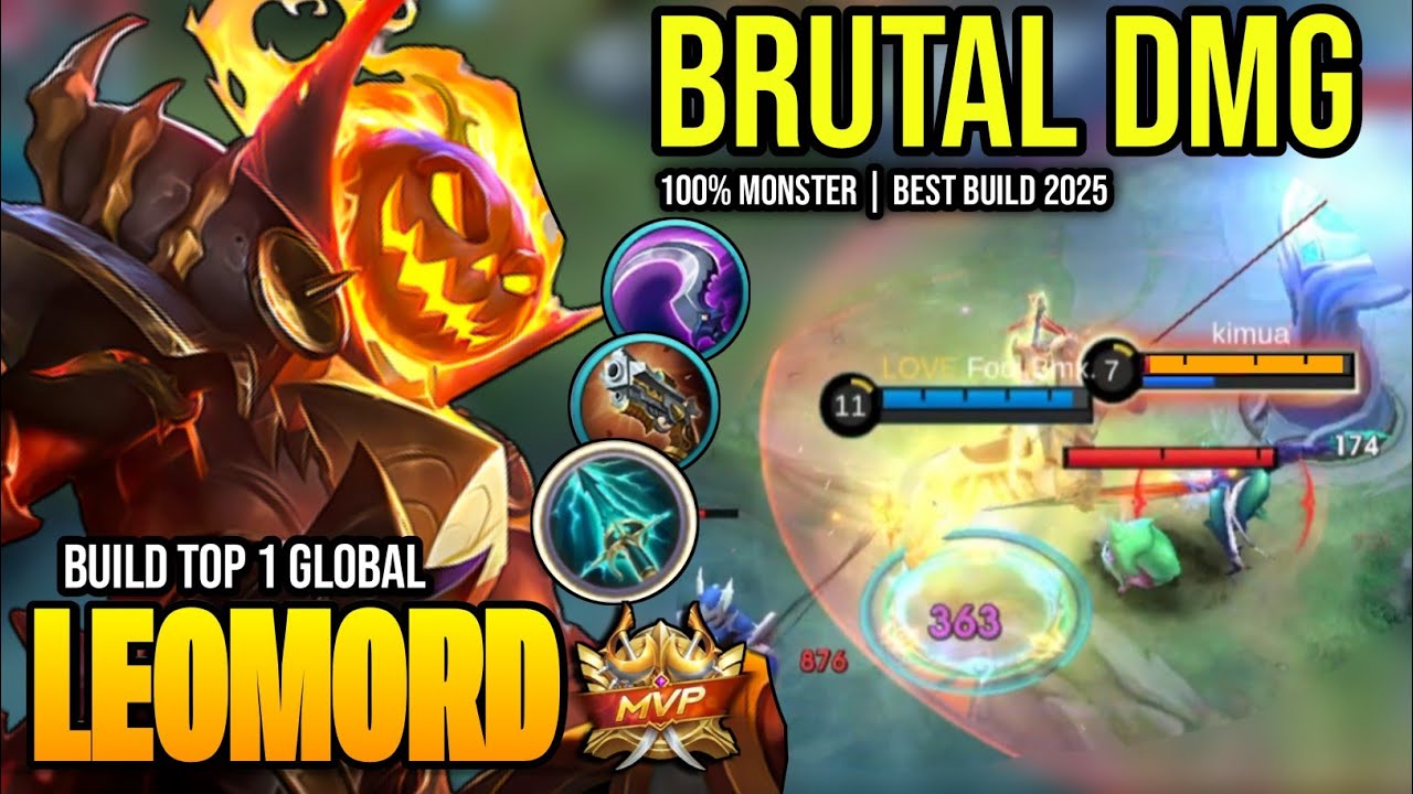 LEOMORD BEST BUILD 2025 | BUILD TOP 1 GLOBAL LEOMORD GAMEPLAY | MOBILE ...