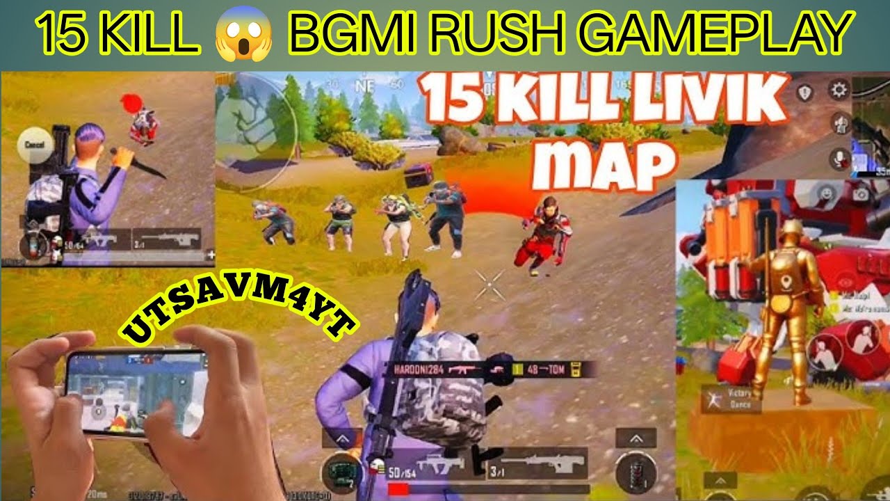 15 Kill BGMI गेमप्ले 😱 || PUBG 15 KILL FULL Rush Gameplay 👿 - YouTube