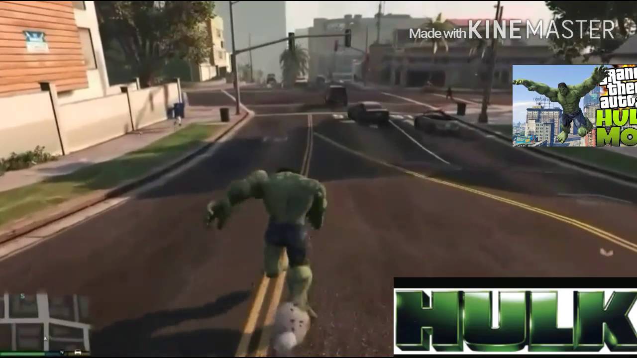 GTA 5 : Hulk vs Police - YouTube