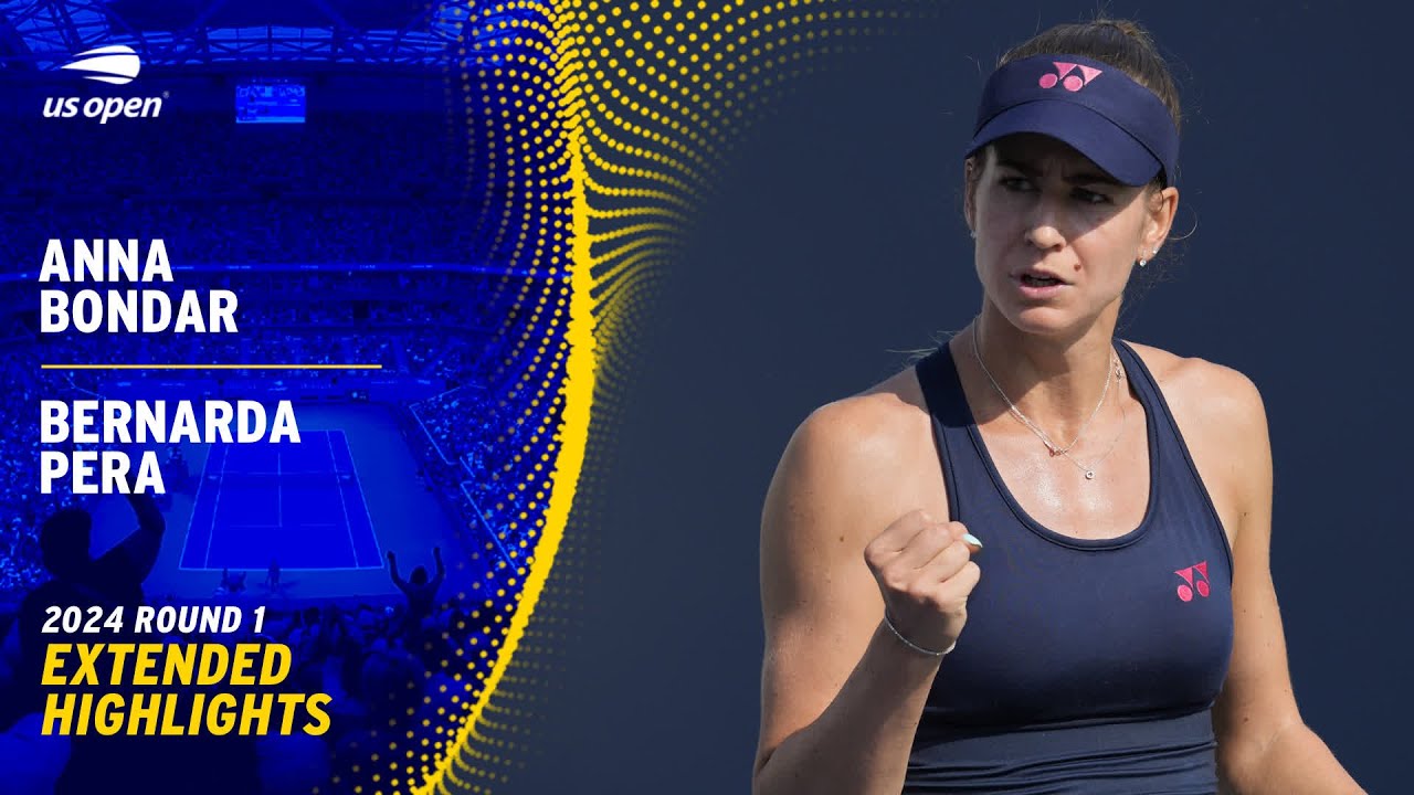 Anna Bondar vs. Bernarda Pera Extended Highlights | 2024 US Open Round ...