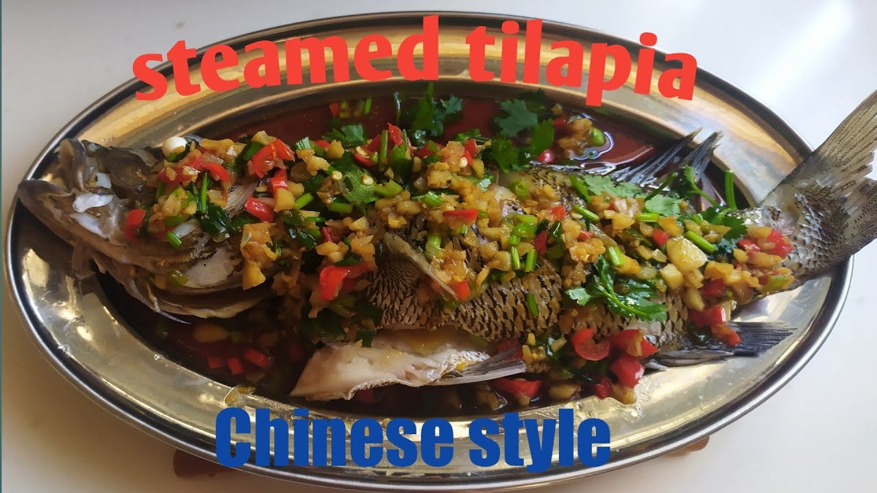 Resep kukus ikan mudah versi Chinese/steamed tilapia easy Chinese ...