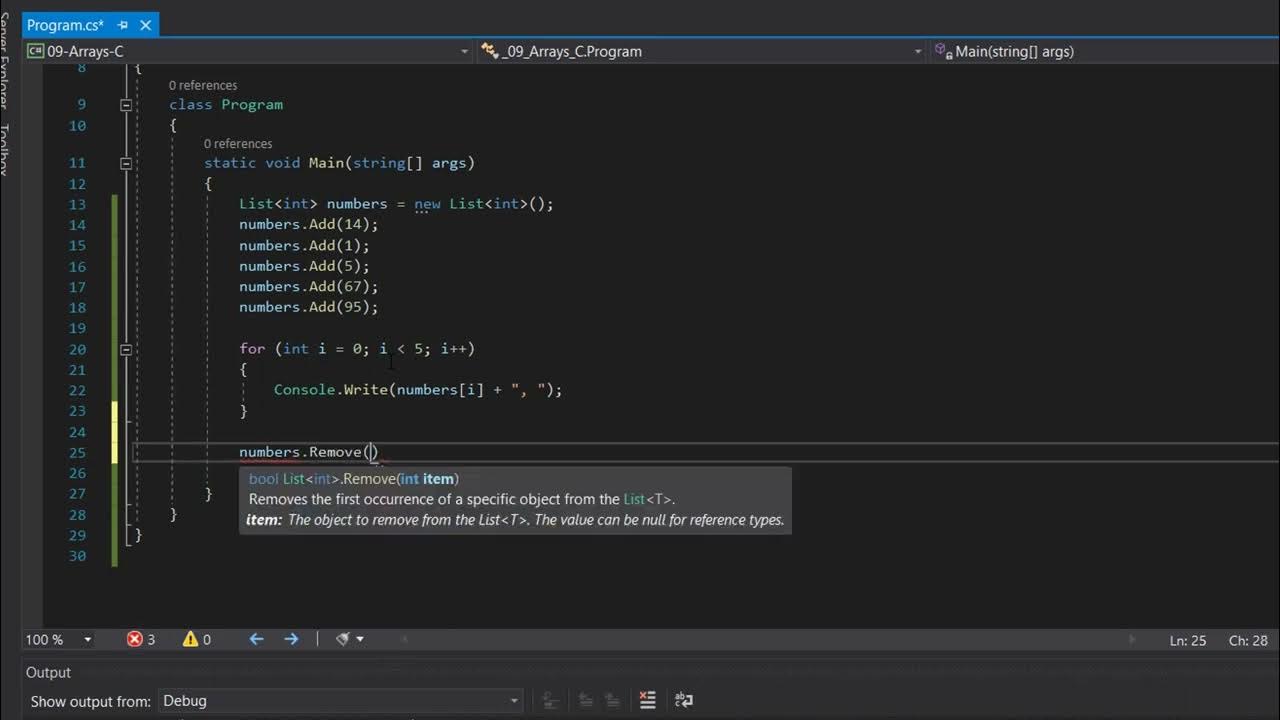 09 Arrays C Youtube