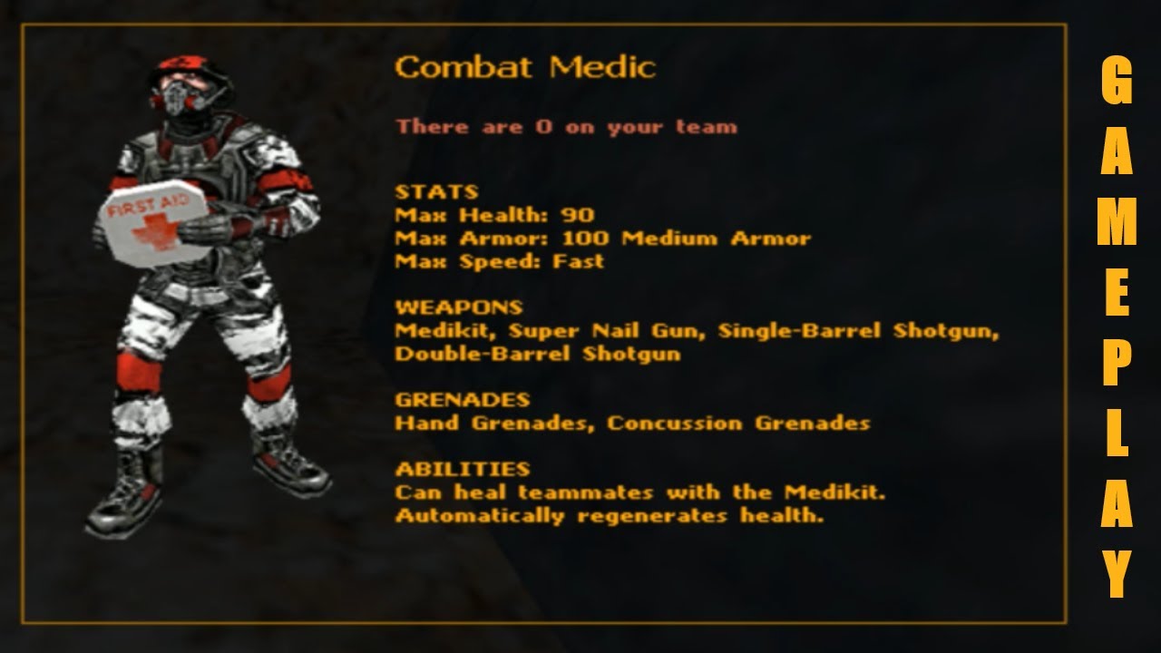 Team Fortress Classic Medic Gameplay - YouTube