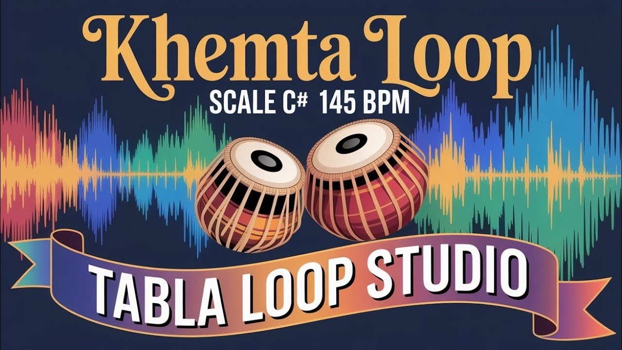 Khemta Loop for all Songs | 145 BPM | C# Kali 1 | Bhajans #rhythm # ...