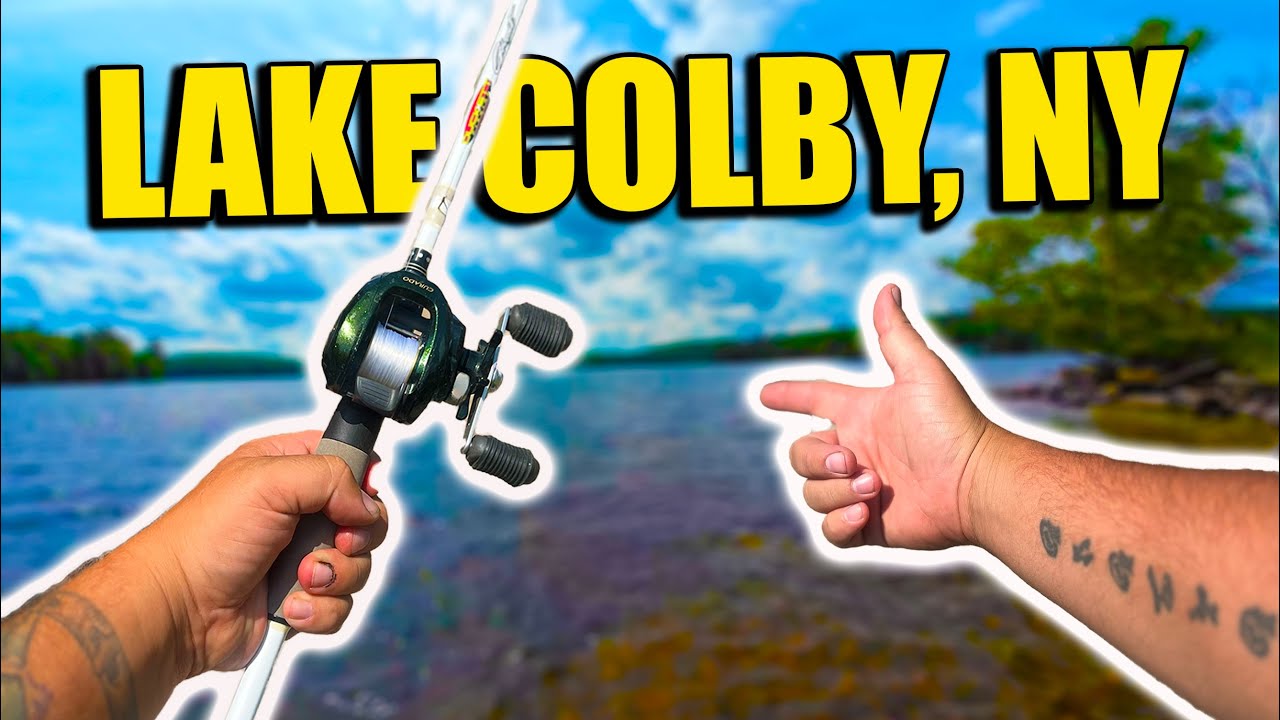 Wade Fishing Lake Colby for Big Summer Bass (Adirondack Bass Fishing ...