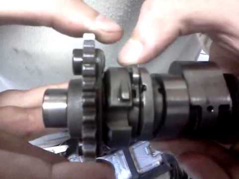Honda XR 650 r camshaft - decompressor cam - YouTube