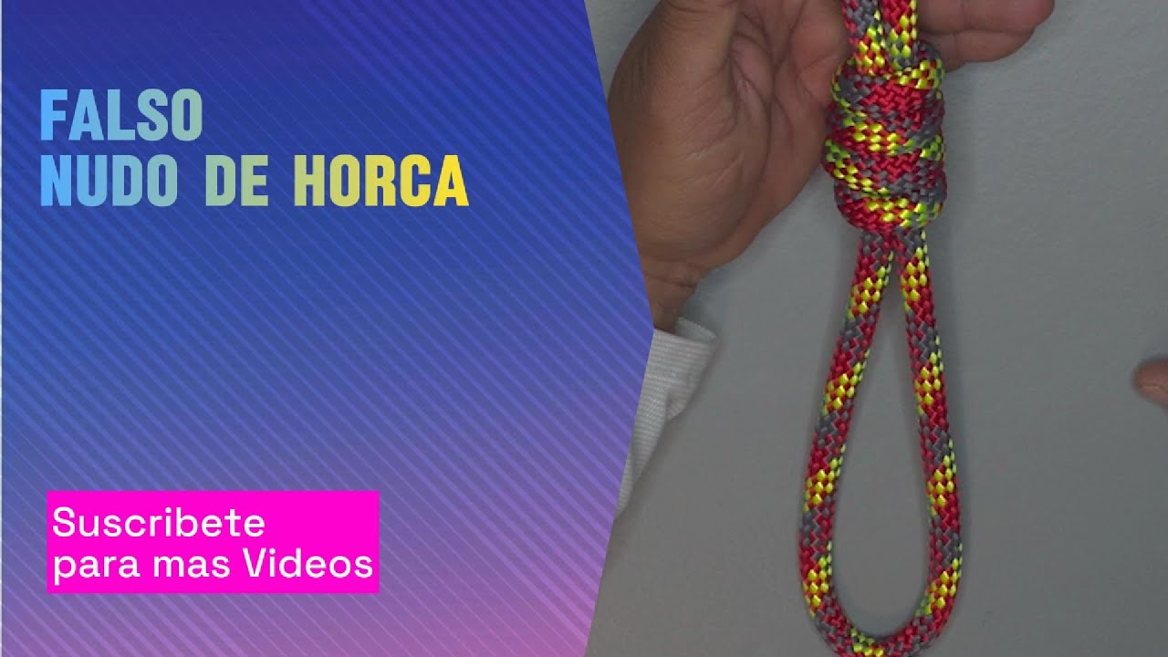 El Falso Nudo de Horca #nudos #knot #tutorial #nudospesca - YouTube