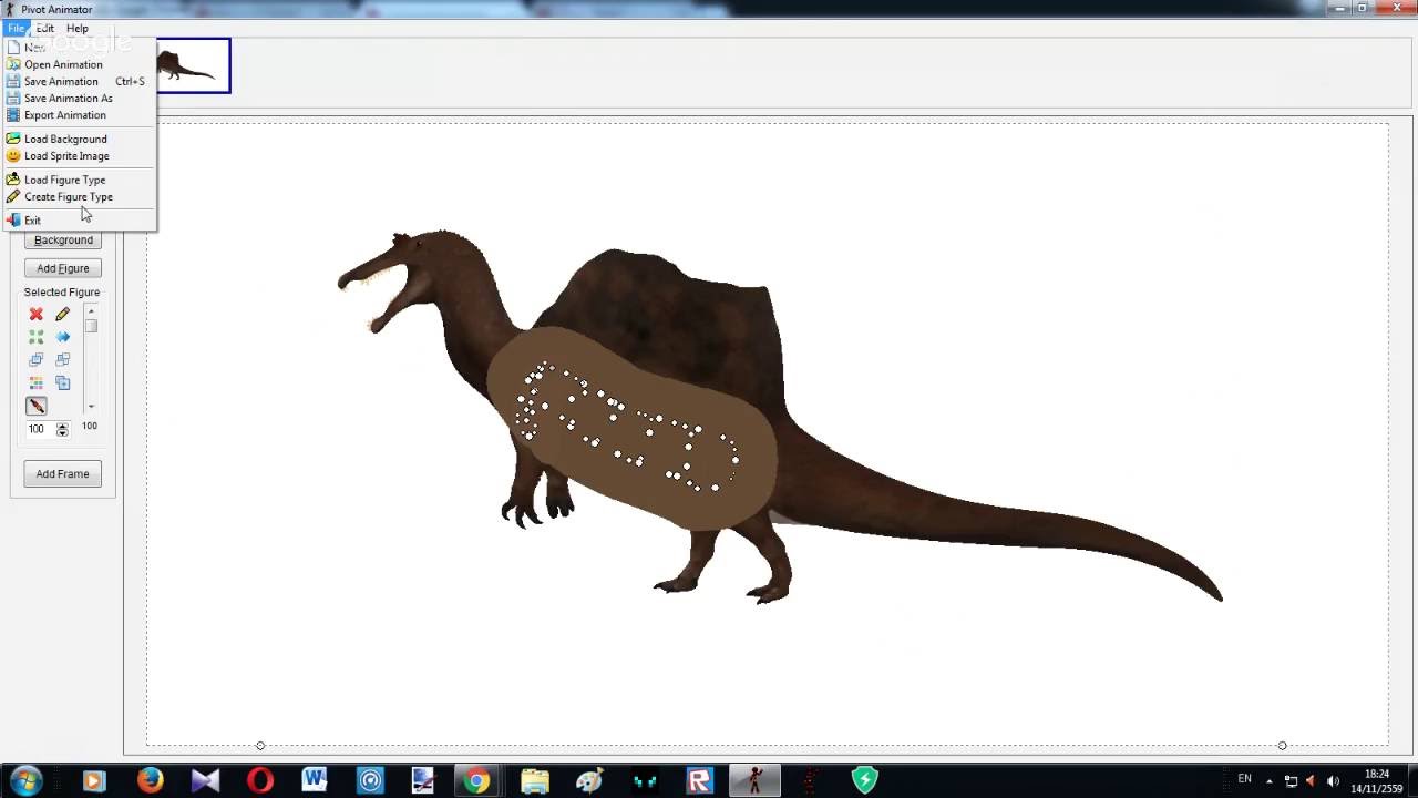 Making Of Spinosaurus "Live Stream" Pivot Stickfigure - YouTube