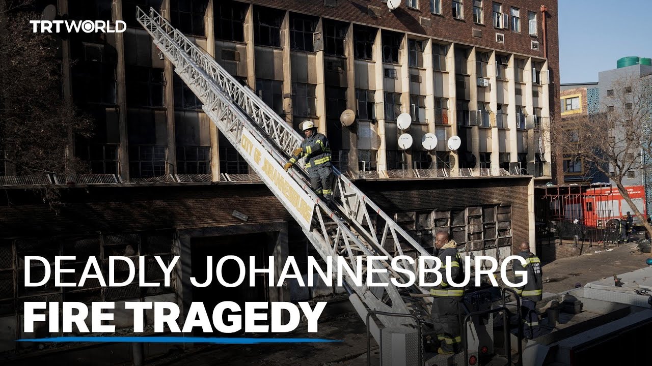 Dozens dead after fire engulfs a multi-storey building - YouTube