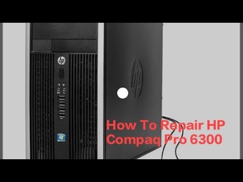 Computer Turn on But No Display HP Compaq Pro 6300 - YouTube